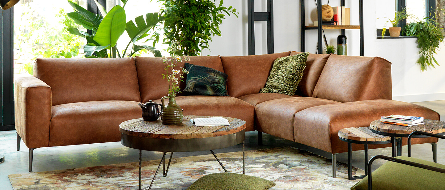 Leren Hoekbanken | Ruime collectie banken | Eijerkamp Wonen
